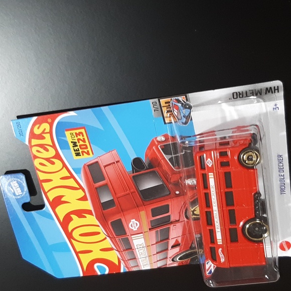 Mattel | Other | Hot Wheels Trouble Decker 223 Hw Metro Collection ...